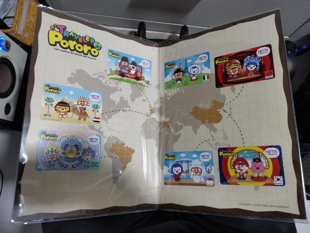 Traveler Pororo Nets Flashpay card, Hobbies & Toys, Travel, Travel ...