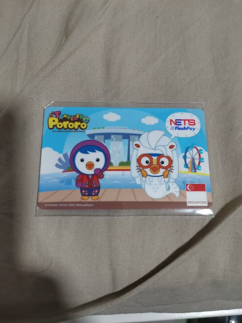 Traveler Pororo Nets Flashpay card, Hobbies & Toys, Travel, Travel ...