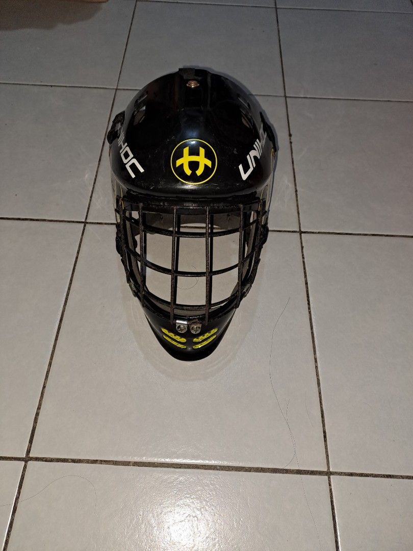 Unichoc floorball helmet, Sports Equipment, Other Sports Equipment and ...