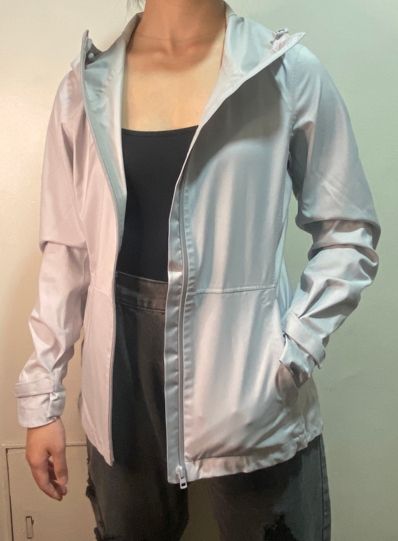 UNIQLO Gray Rain Jacket/Parka, Women's Fashion, Coats, Jackets and Outerwear on Carousell