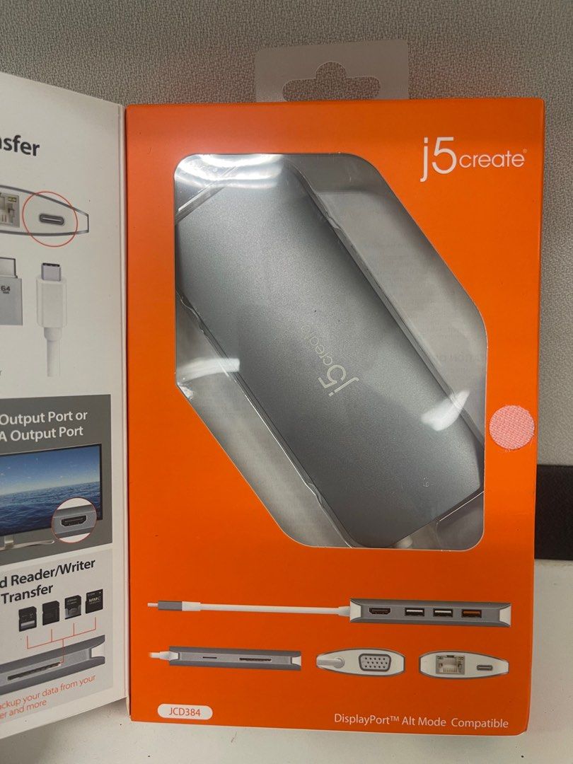 USB C Multiport Adaptor J5 Create 10 in 1, Computers & Tech, Parts ...