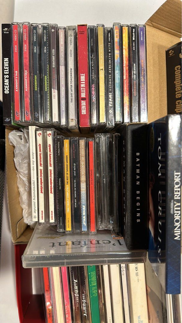 Various CD and VCD for sale, English and Chinese titles, Hobbies & Toys ...