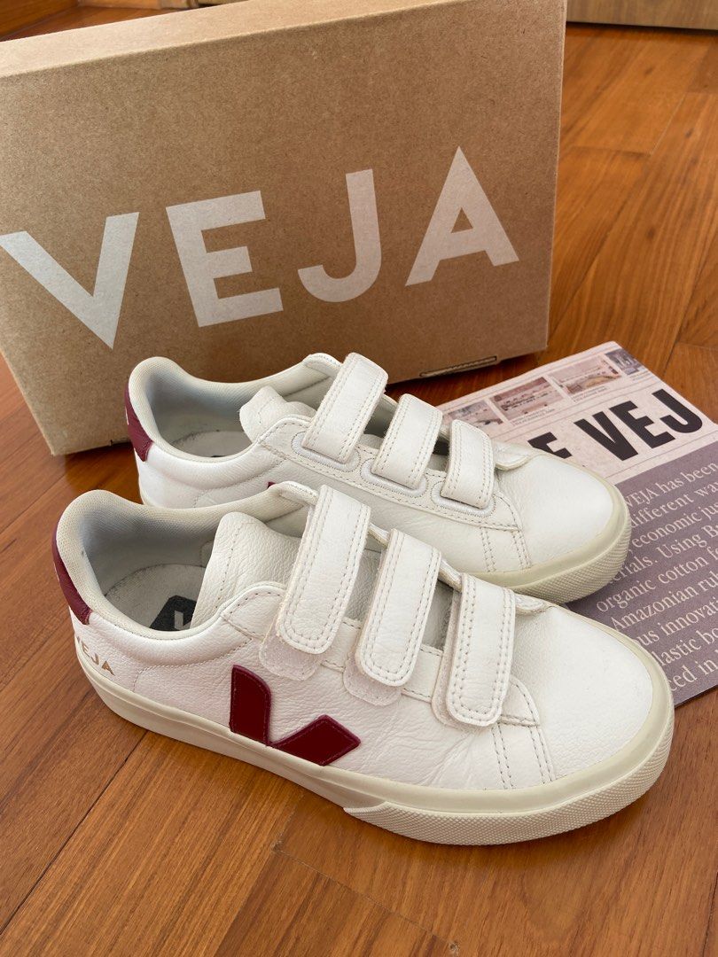 Veja Recife Chromefree Leather Strap Sneakers, Women's Fashion ...