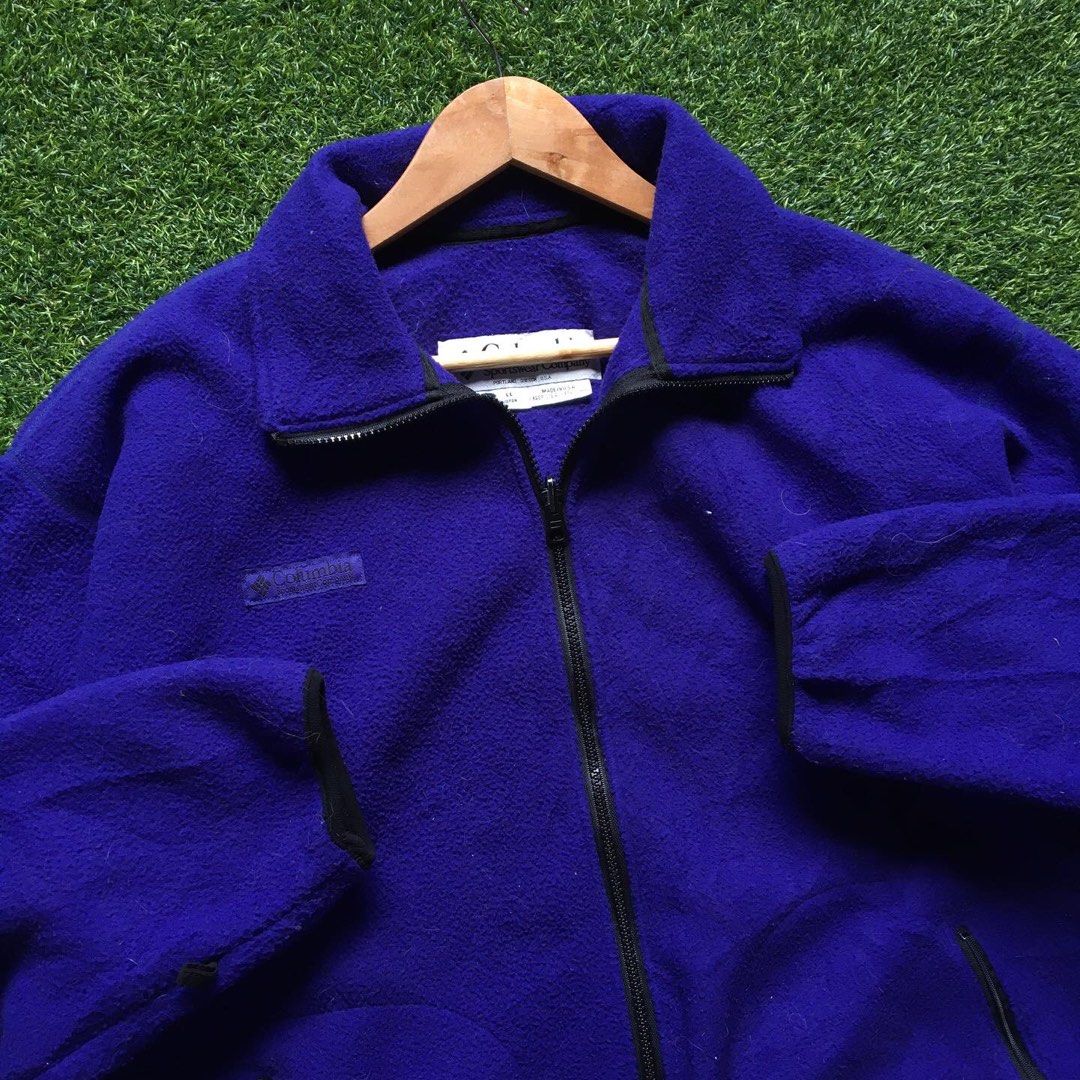 Vintage 90s Columbia Fleece Jacket, Men's Fashion, Coats, Jackets and Outerwear on Carousell