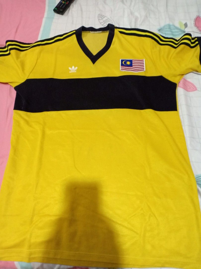 Vintage Adidas Malaysia home 1986, Men's Fashion, Activewear on Carousell