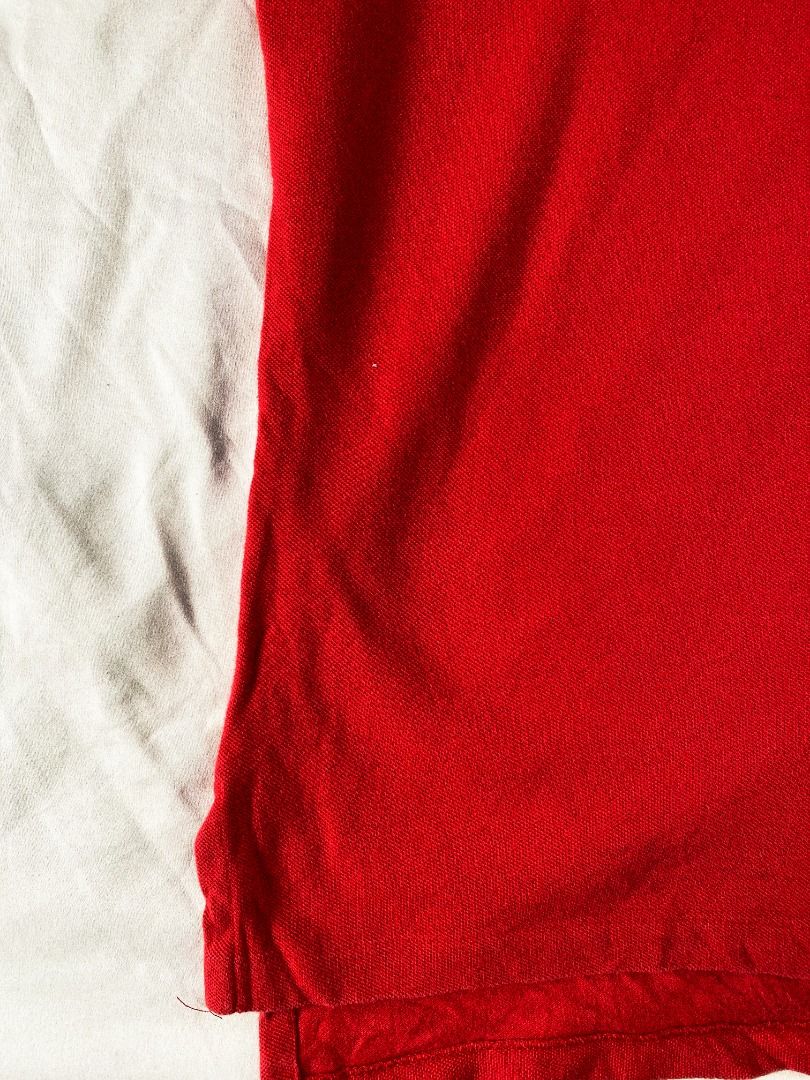 Vintage polo by ralph lauren rarri red polo shirt, Men's Fashion, Tops ...