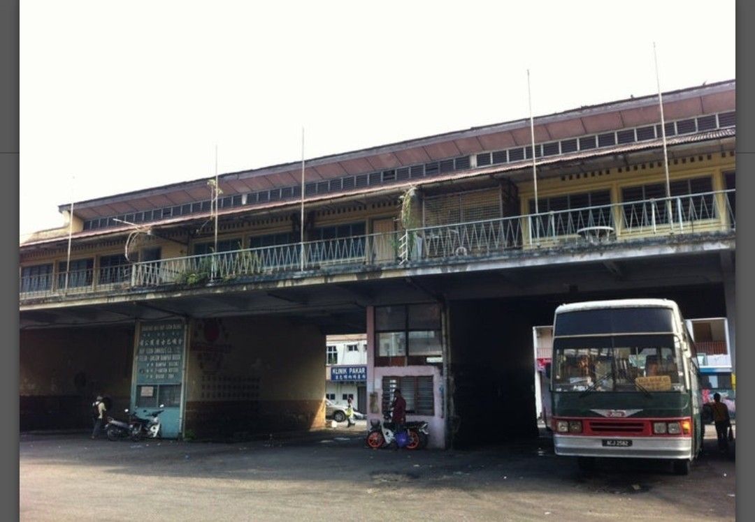 Vintage Rural Bus Sign Bas Lama Pekan Ipoh Bus Stand Medan Kidd ...