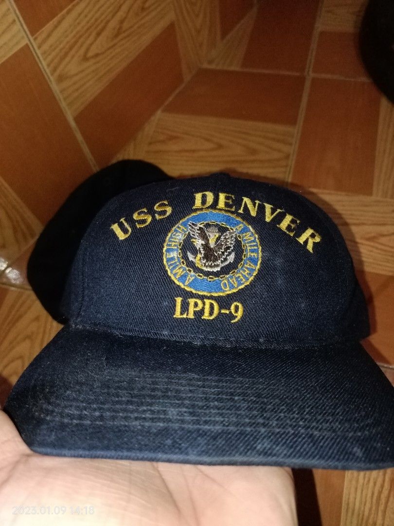 Vintage USS ball Cap, Men's Fashion, Coats, Jackets and Outerwear on ...