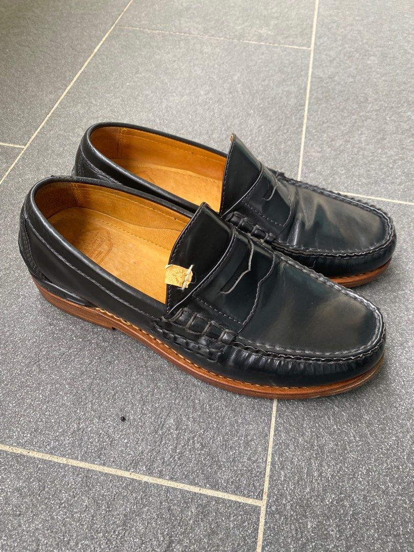 Visvim Fabro-folk black loafers, 男裝, 鞋, 便服鞋 - Carousell