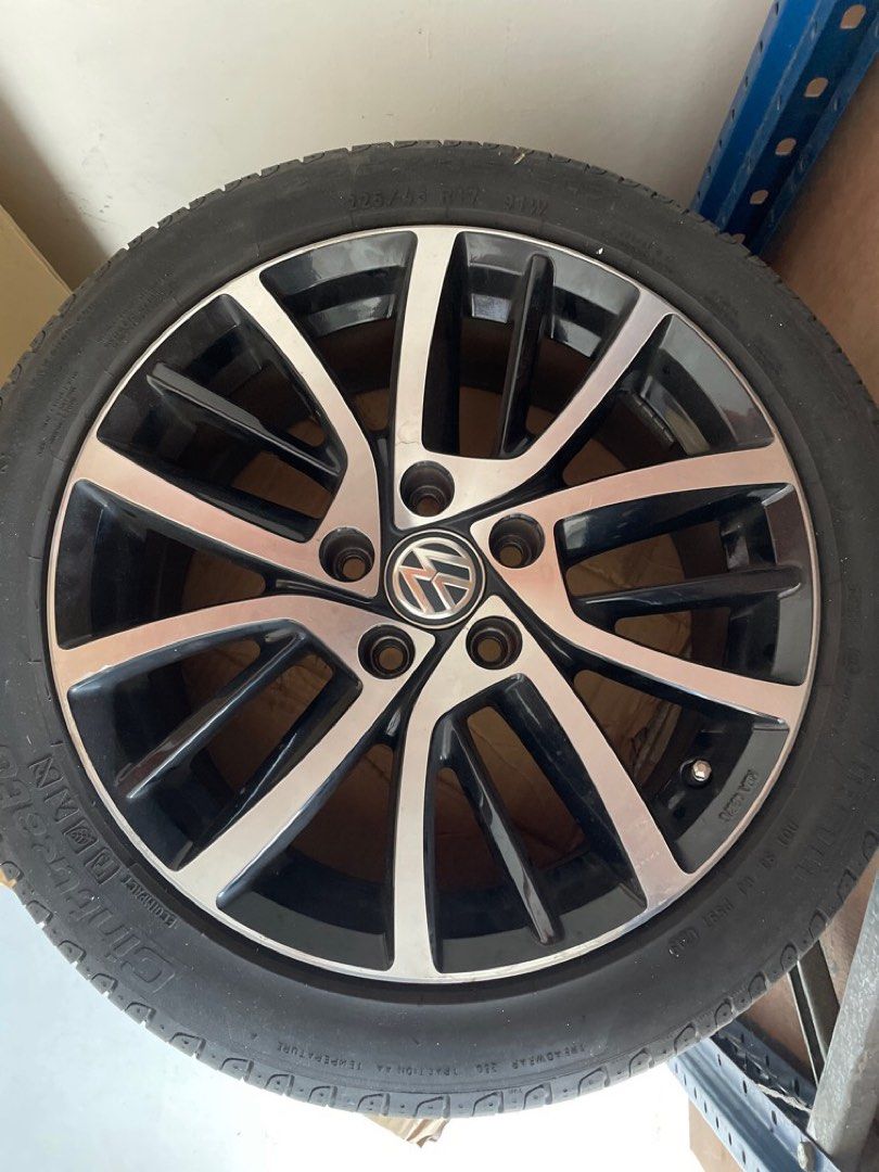Stock Original Volkswagen Touran Rims and tyres, Car Accessories, Tyres ...