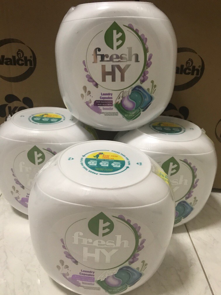 Walch Fresh HY Anti-bacteria &Anti-dust Mite Laundy Capsules, Furniture ...