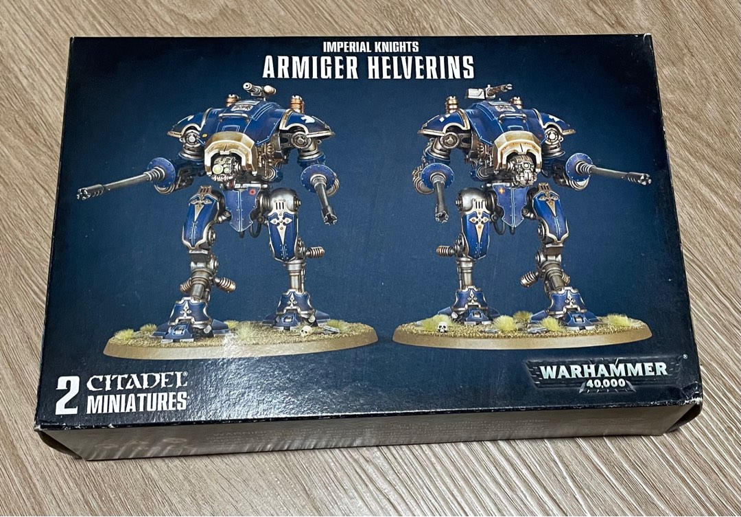 Warhammer 40,000 Imperial Knights - Armiger Helverins, Hobbies & Toys ...