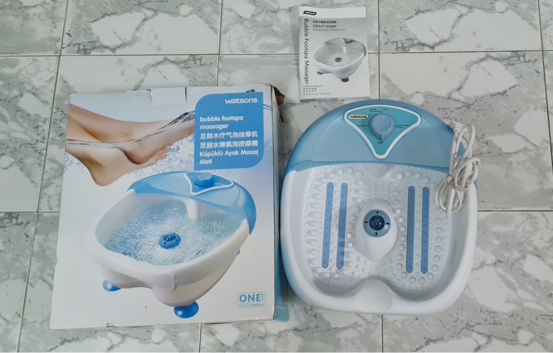 Watsons Bubble Footspa Massager Beauty And Personal Care Foot Care On Carousell
