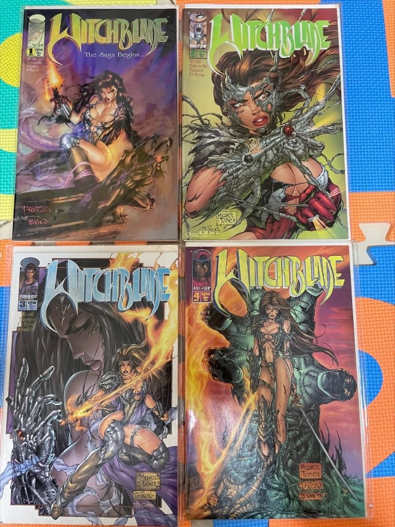 WITCHBLADE #1-#4 (IMAGE COMICS), Hobbies & Toys, Books & Magazines, Comics & Manga on Carousell