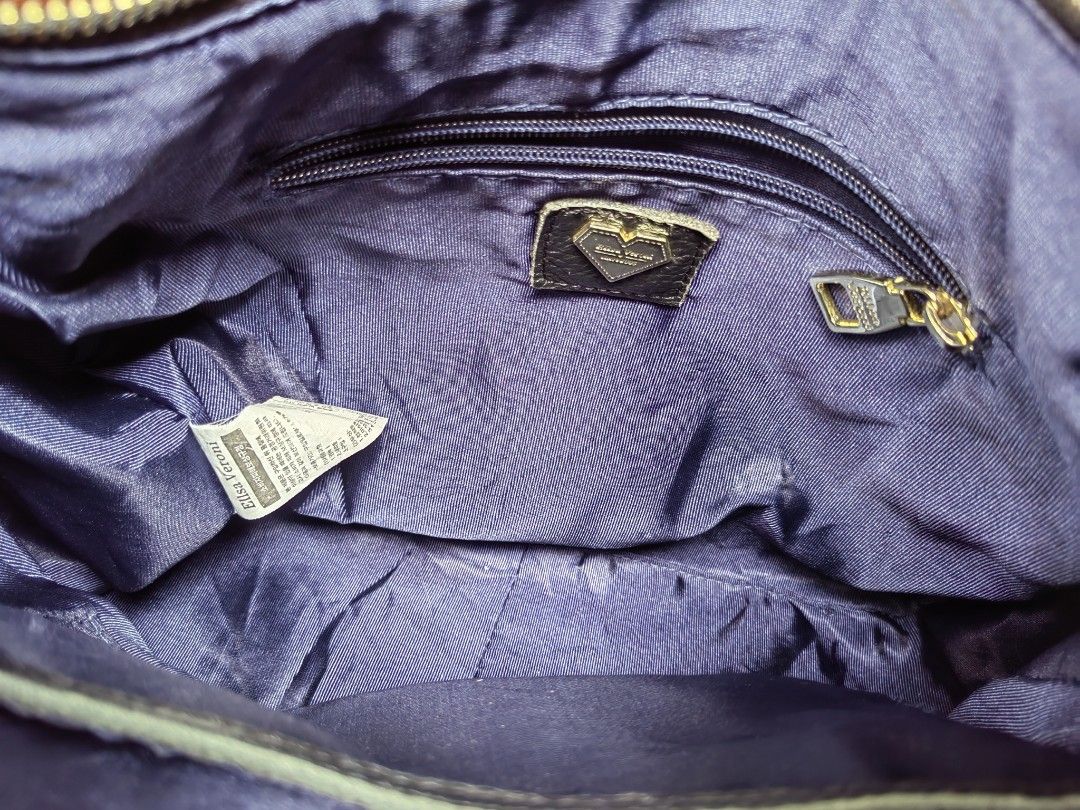 100% Original ELSA VERONI Genuine Leather Crossbody Bag, Women's ...