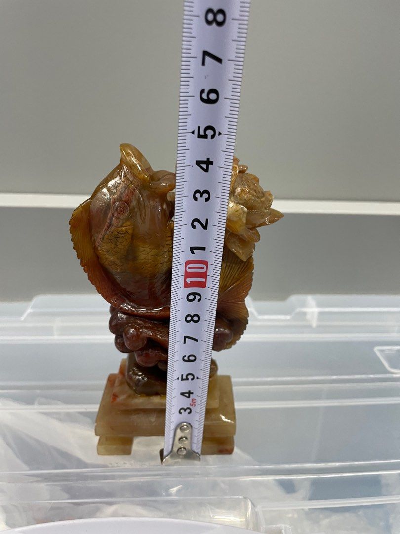 1970s Shoushan carving - gold fish, Hobbies & Toys, Memorabilia ...