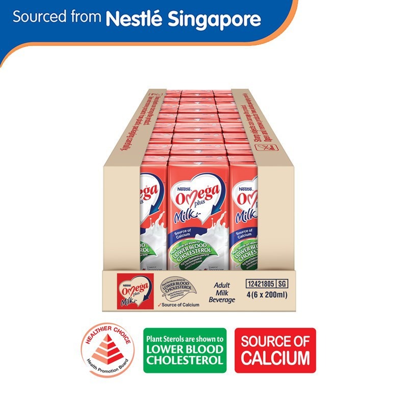 [200ml x 24 packets] Nestle Omega Plus ActiCol Ready to Drink Packet ...