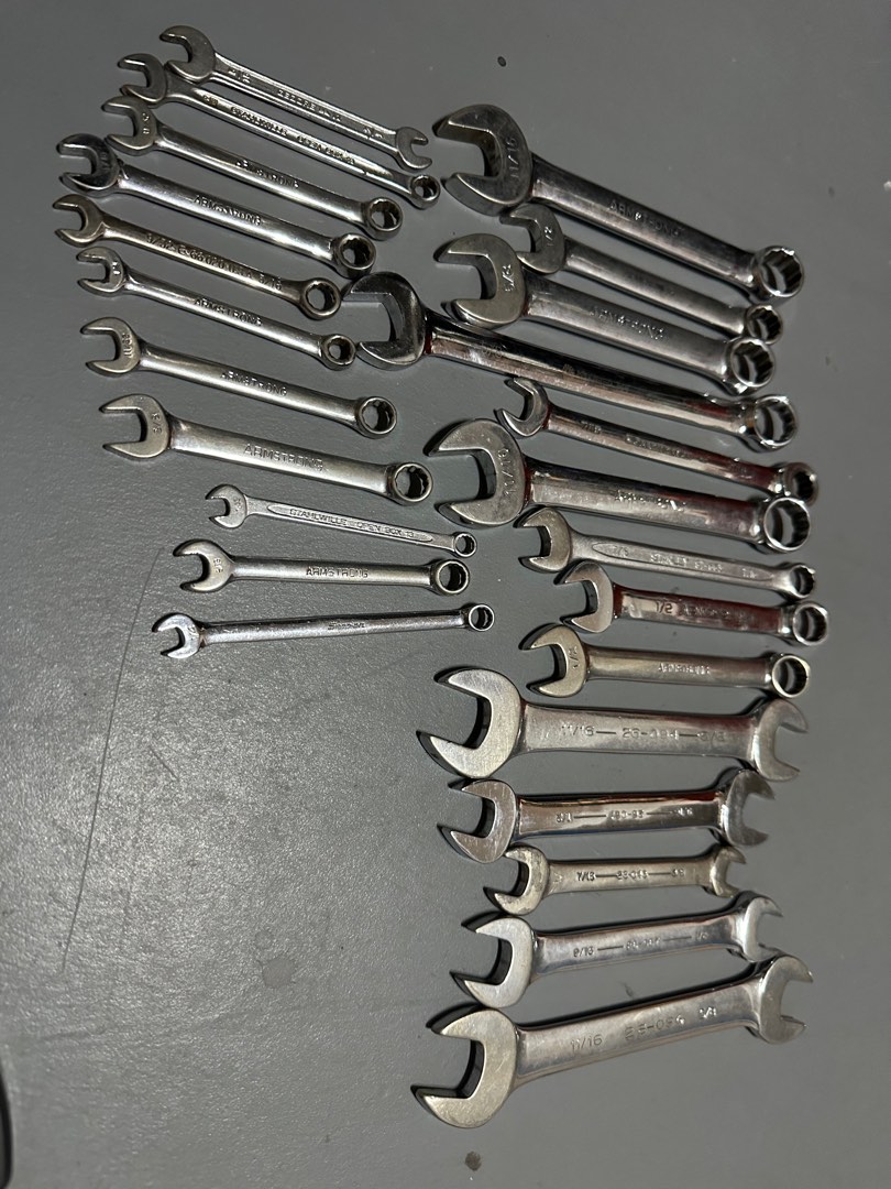 25pcs assorted spanners, Everything Else on Carousell