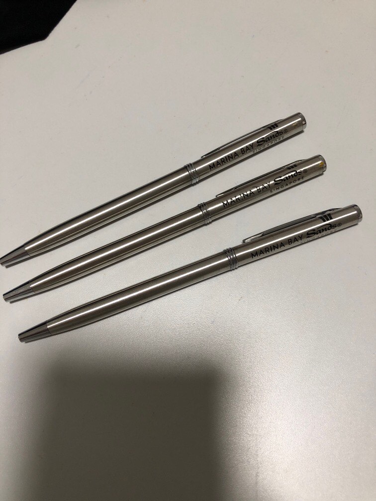 3x Marina Bay Sands Pen Hobbies And Toys Stationery And Craft Stationery And School Supplies On