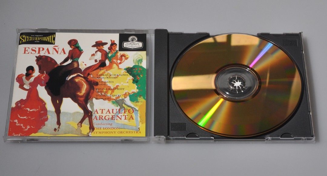 發燒名盤 Classic Compact Disc 24K Gold Espana, Argenta LSO, 興趣及遊戲, 音樂、樂器 ...