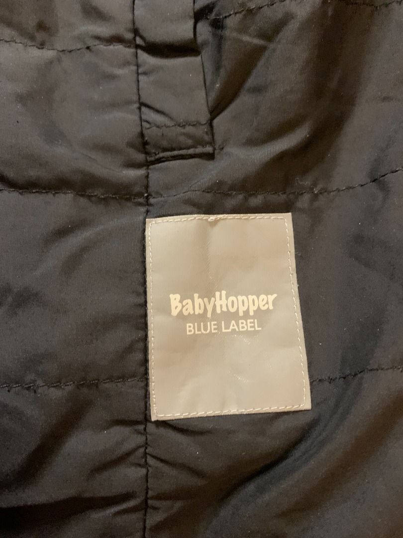 [ NC-Kids1-33] Baby Hopper Blue Label | Black Baby Winter Cover (Fleece Lining / Thinsulate ...