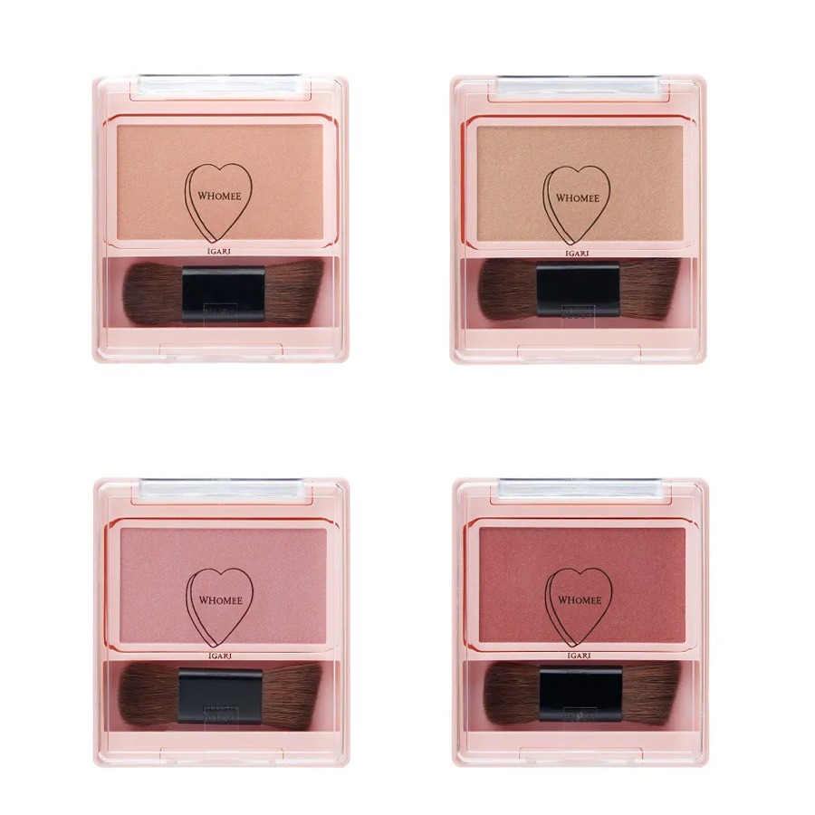 日本代購 WHOMEE 單色腮紅 頰彩 附腮紅刷, 香水、美妝、保養, 臉部彩妝、保養與清潔, 化妝品在旋轉拍賣