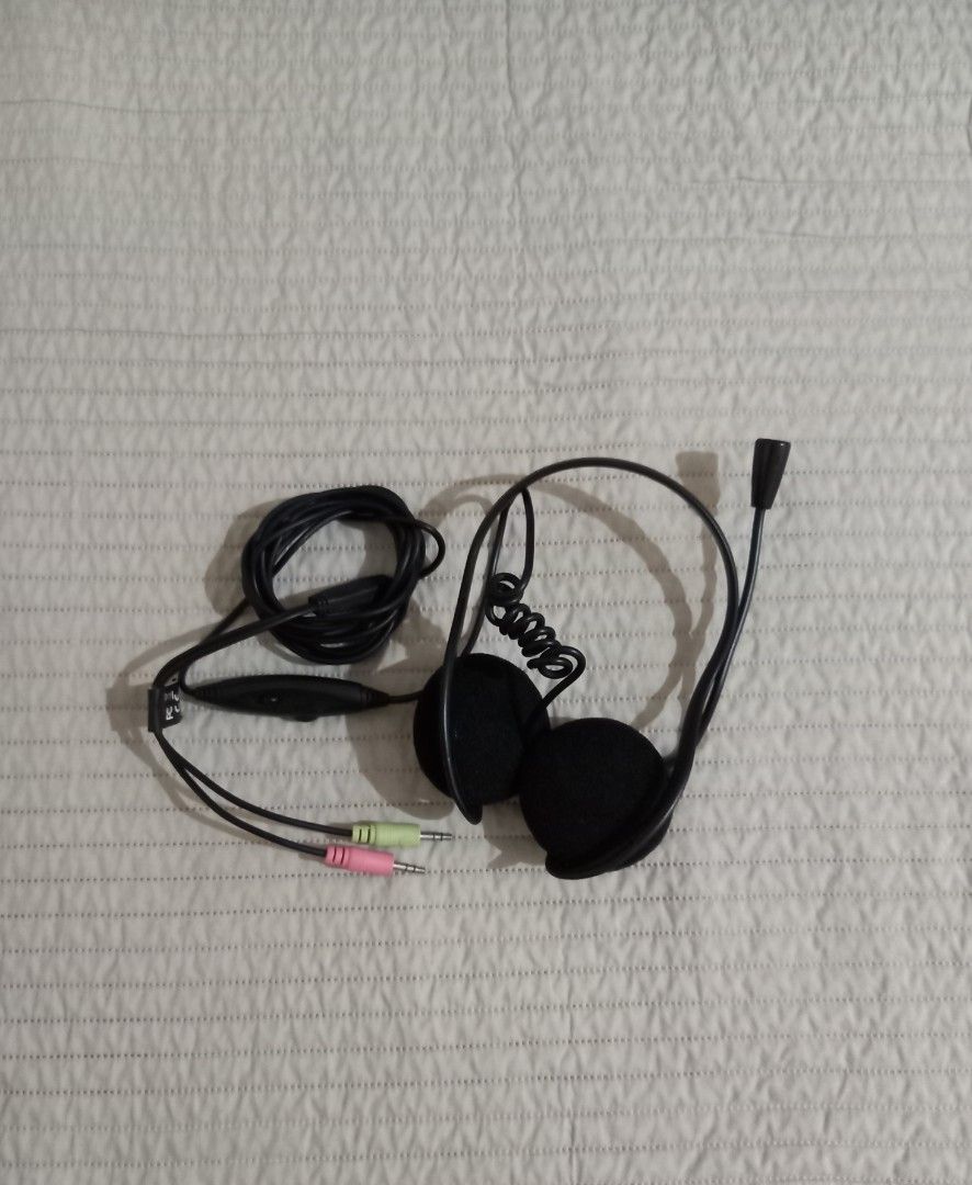 A4Tech HS-5P Behind-the-Neck Headset, Audio, Headphones & Headsets on ...
