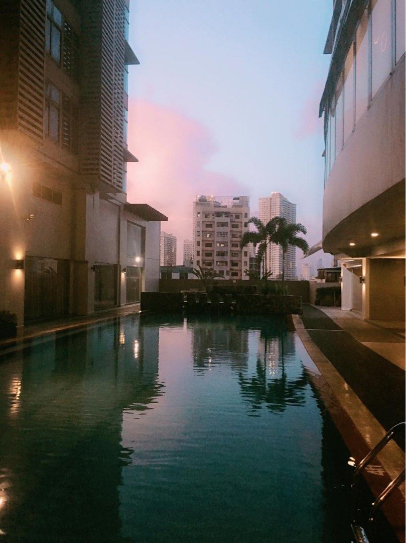 pink cozy condo Antel spa residences serenity suites makati, Property ...