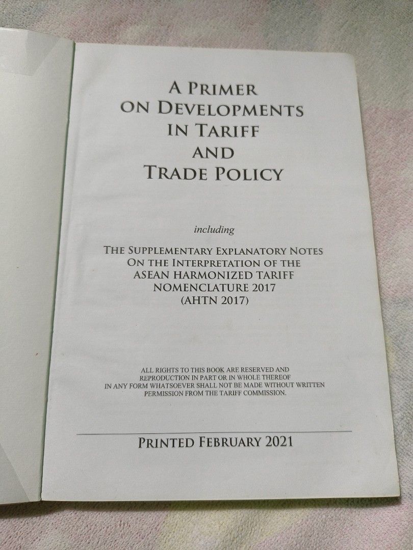 AHTN 2022, Primer, INCOTERMS BSCA CBLE LCB Aduana Books, Hobbies & Toys ...