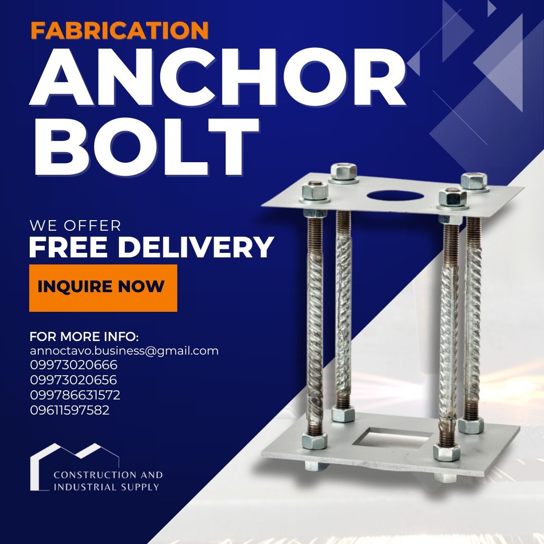 Anchor Bolt | Bolts and Nuts U Bolt | J Bolt | Fabrication | Metal ...