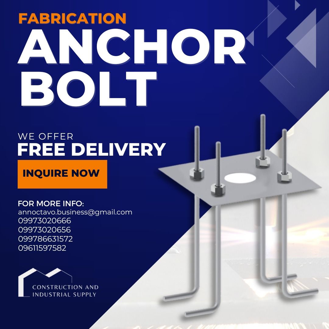 Anchor Bolt | Bolts and Nuts U Bolt | J Bolt | Fabrication | Metal ...