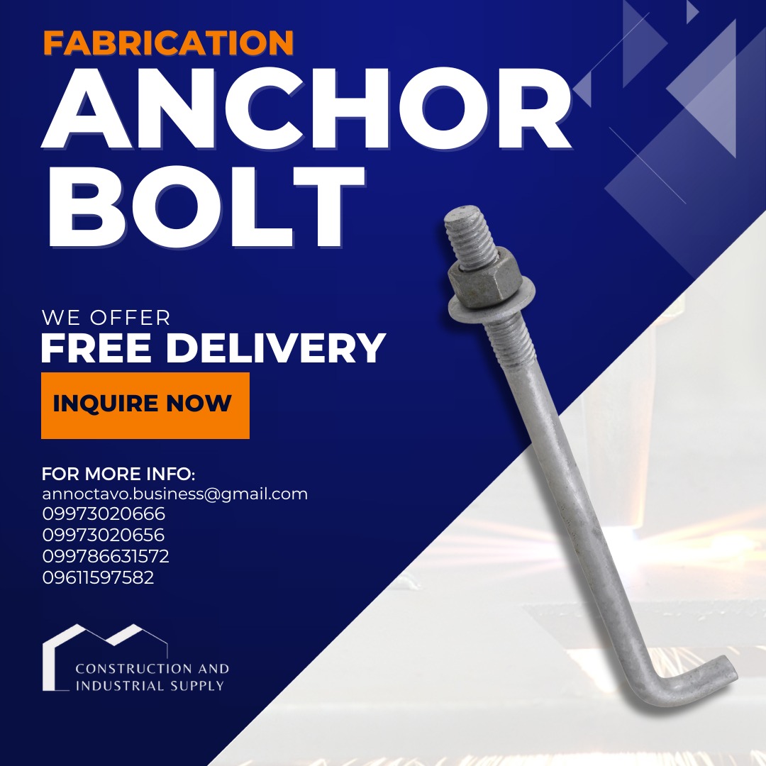 Anchor Bolt | Fabrication | Metal Fabrication | Base Plate | Bolts and ...
