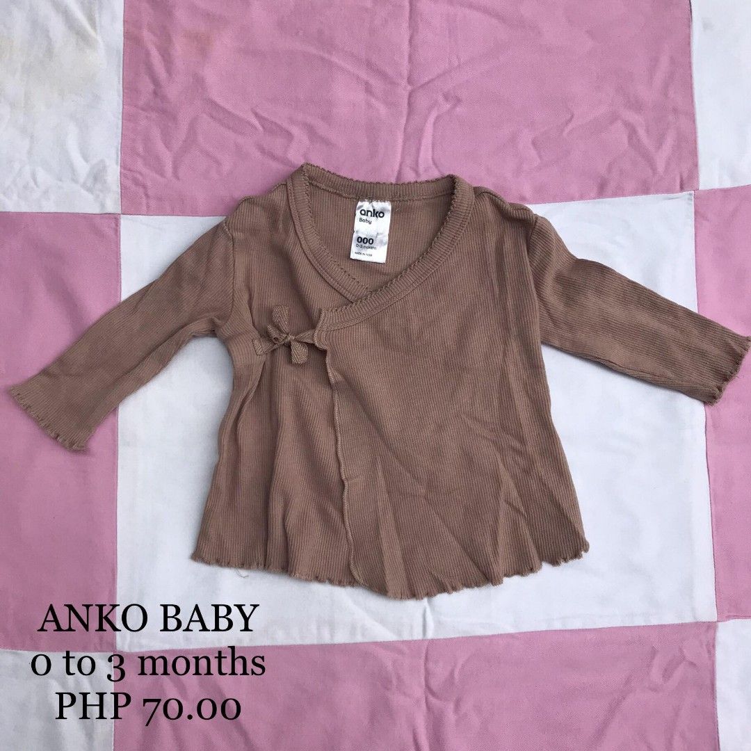 Anko Top 0 to 3 Months, Babies & Kids, Babies & Kids Fashion on Carousell