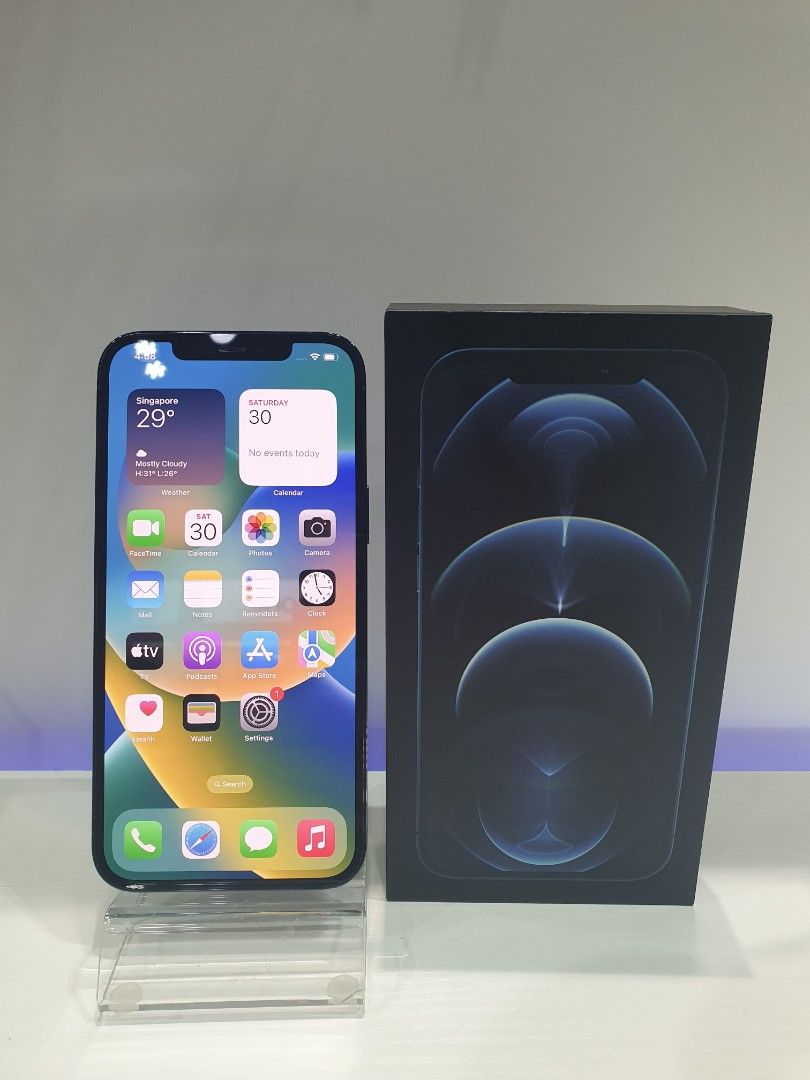 Apple iPhone 12 Pro Max Blue 128 GB, Mobile Phones & Gadgets, Mobile ...