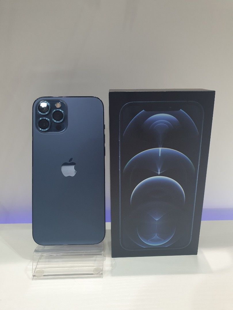 Apple iPhone 12 Pro Max Blue 128 GB, Mobile Phones & Gadgets, Mobile ...