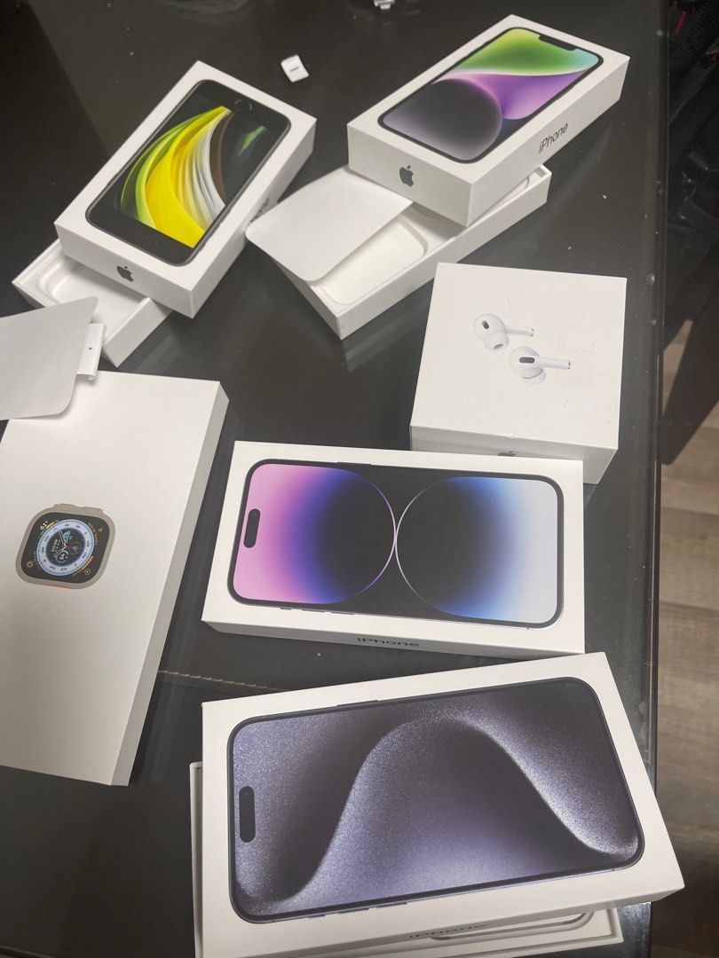 Apple iphone 15 Box /Apple Watch & iPhone 12,13,14 original box, Mobile ...