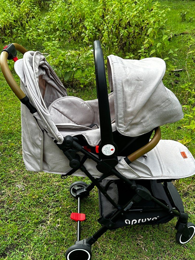 Apruva Trek Stroller with Car Seat, Babies & Kids, Going Out, Strollers ...