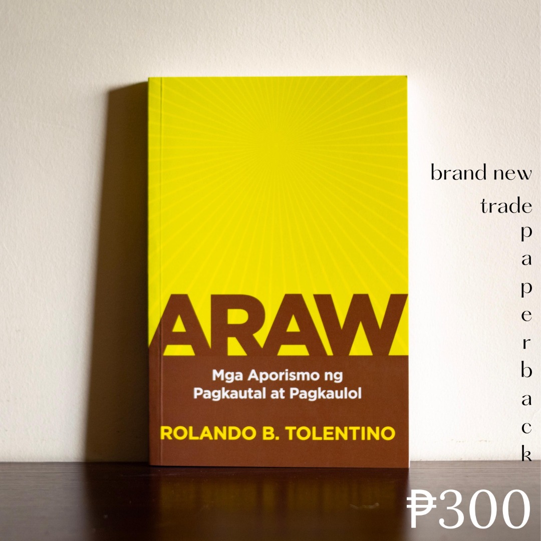 Araw/Gabi: Mga Aporismo ng Pagkautal at Pagkaulol ni Rolando B ...