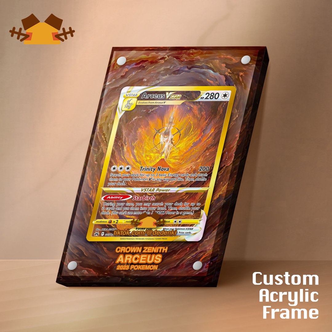 VSU Gold Custom Card Frame, Hobbies & Toys, Toys & Games on Carousell