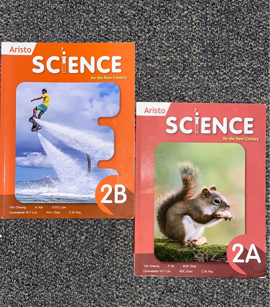 Aristo Science Book 2A & 2B - Textbooks, 興趣及遊戲, 書本 & 文具, 教科書 - Carousell
