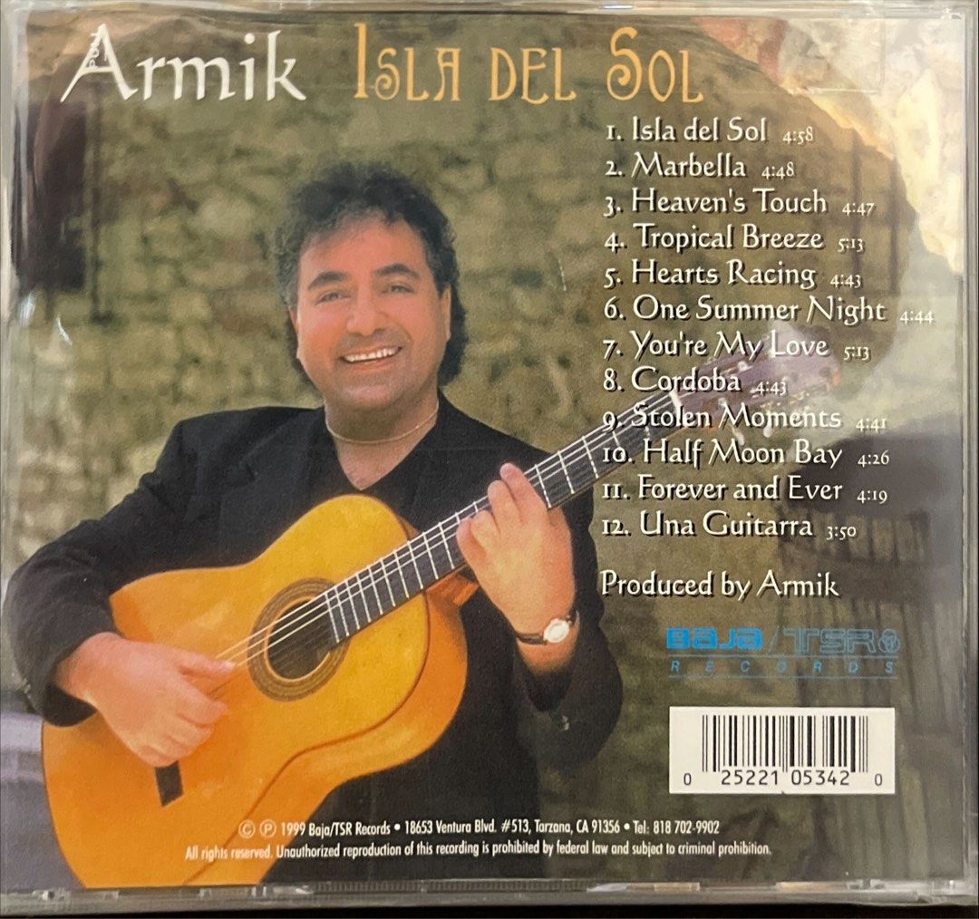 Armik: Isla Del Sol Made in USA, Hobbies & Toys, Music & Media, CDs ...