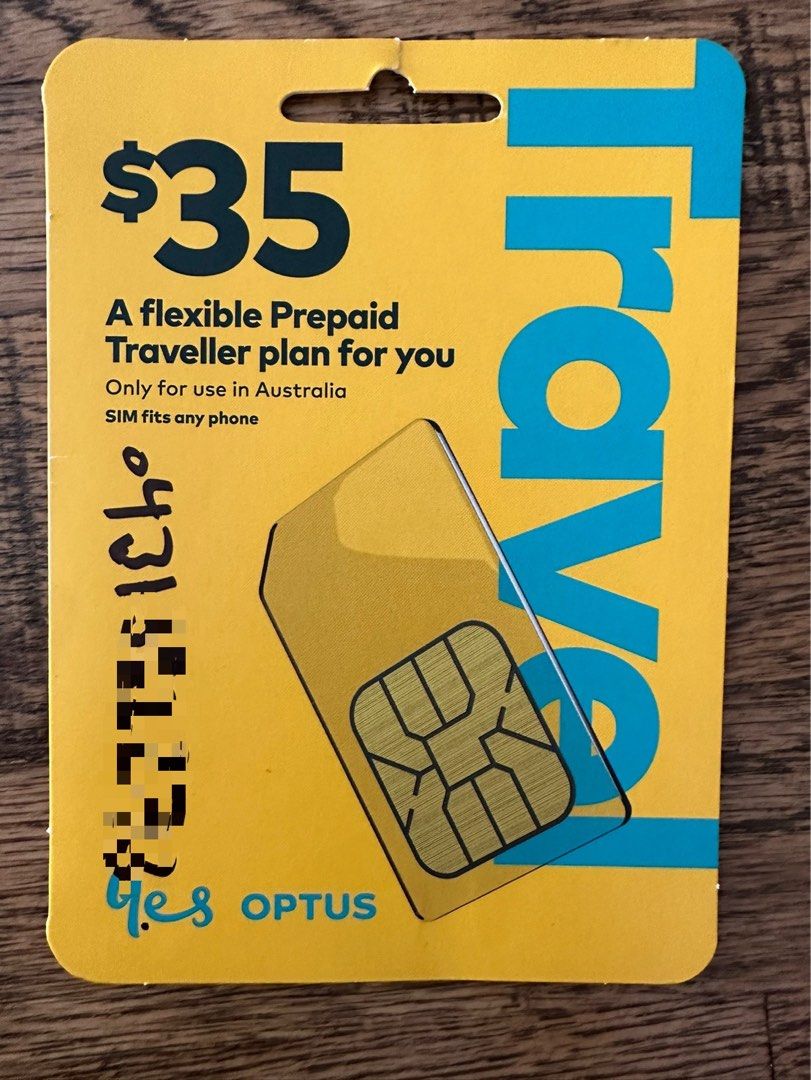 Australia Optus SIM card till 21 Oct, Mobile Phones & Gadgets, Mobile ...