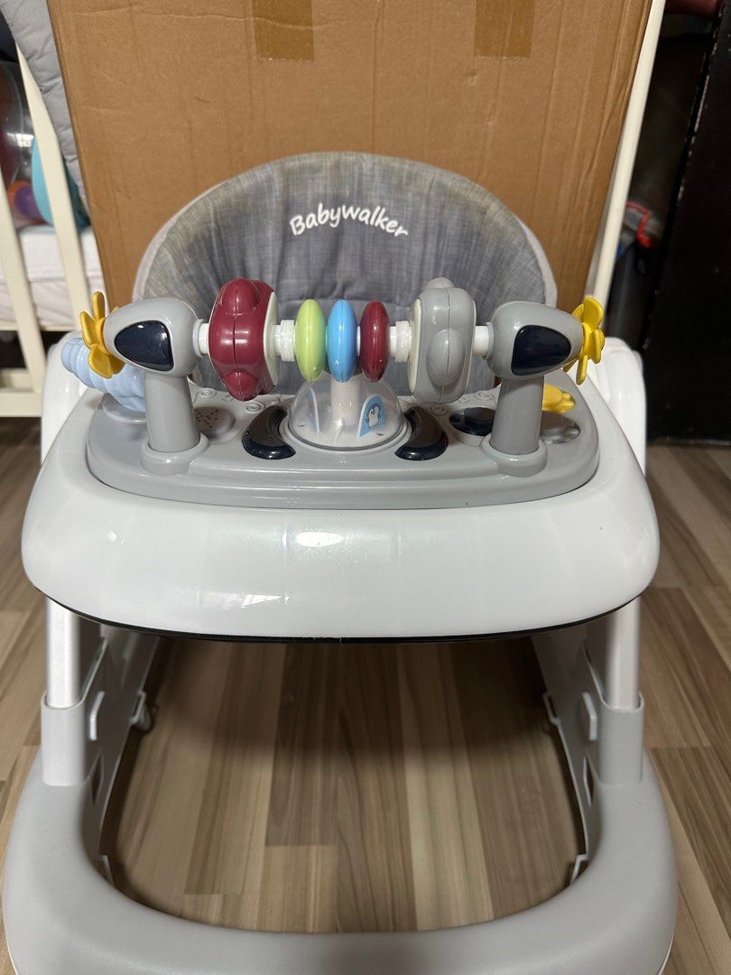 Baby Walker - Gray, Babies & Kids, Infant Playtime on Carousell