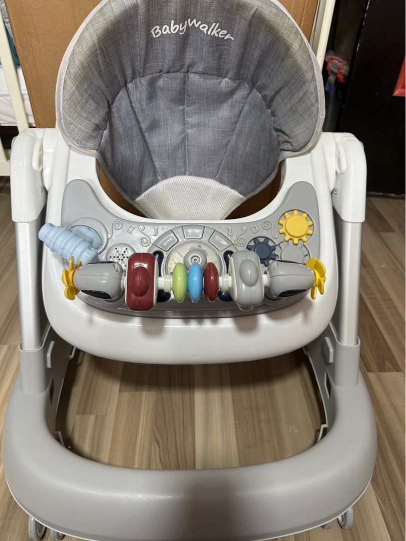 Baby Walker - Gray, Babies & Kids, Infant Playtime on Carousell