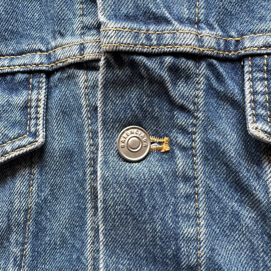 Balenciaga Swing Denim Jacket, Men's Fashion, Coats, Jackets and ...