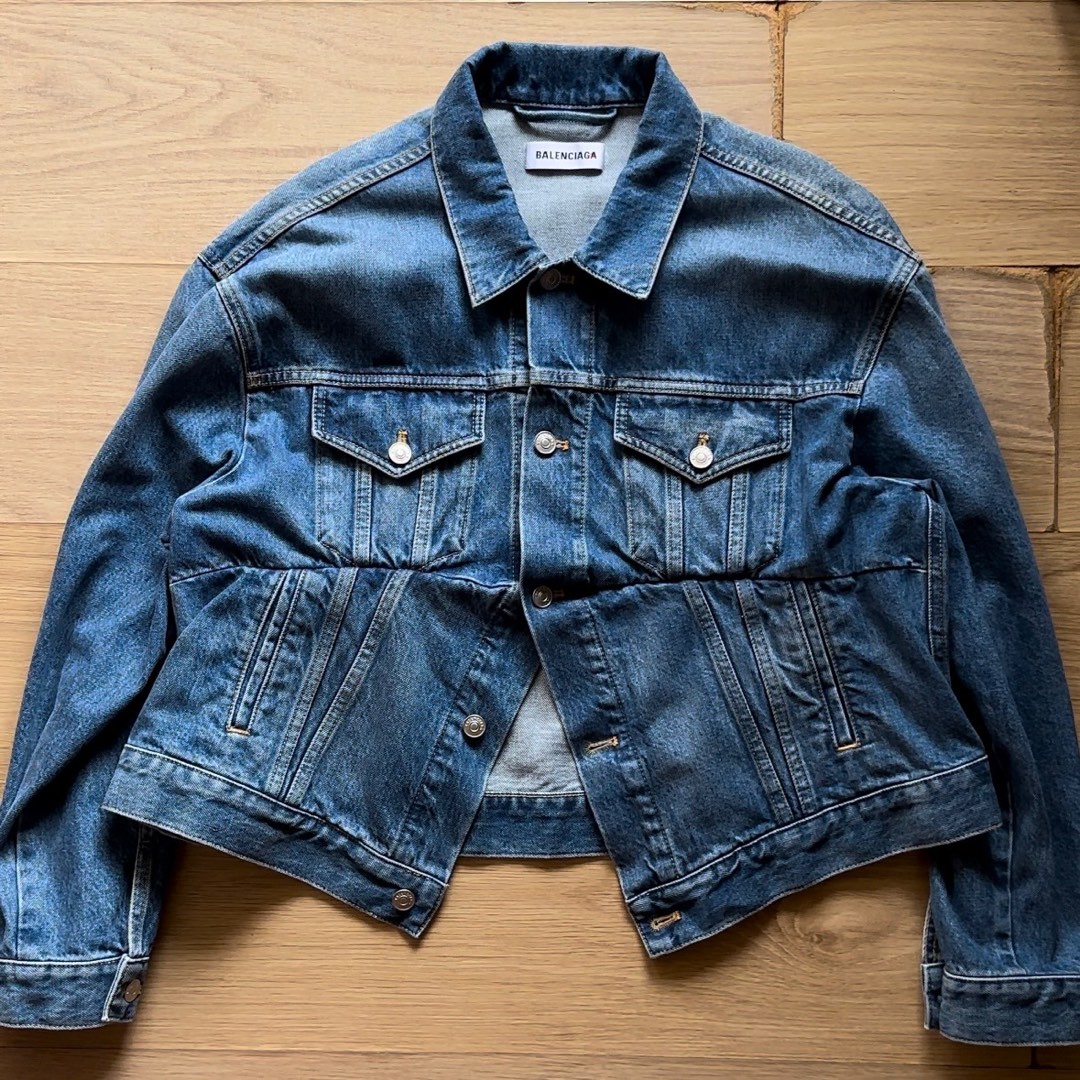 Balenciaga Swing Denim Jacket, Men's Fashion, Coats, Jackets and ...