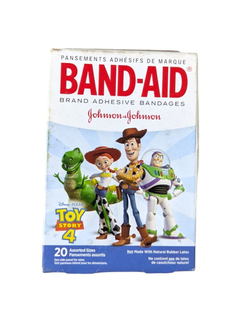 Band-Aid Bandages, Disney/Pixar Toy Story 4, Assorted Sizes 20 Counts ...