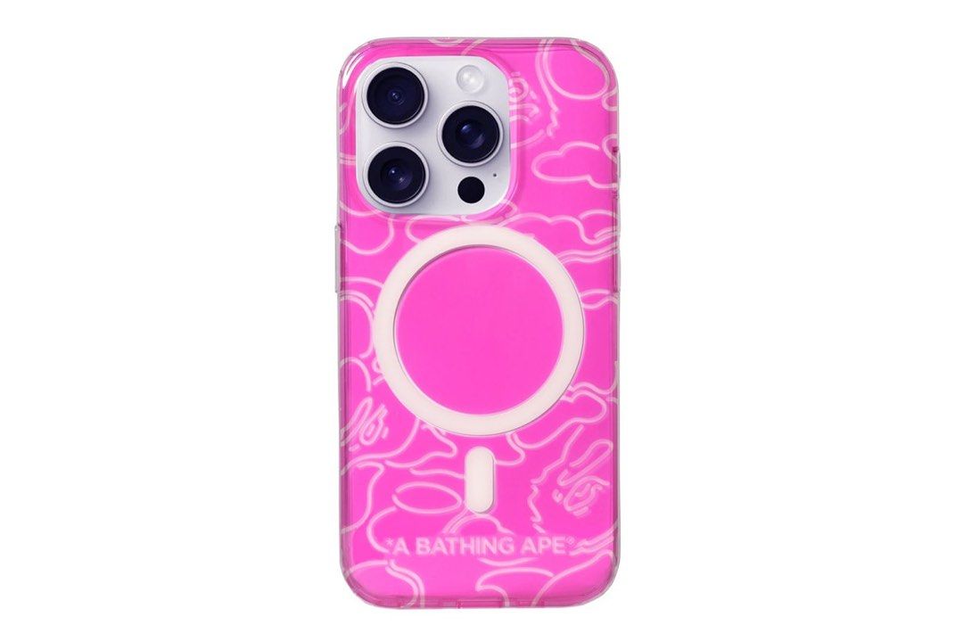 BAPE NEON CAMO IPHONE 15 SERIES CLEAR CASE, Mobile Phones & Gadgets ...