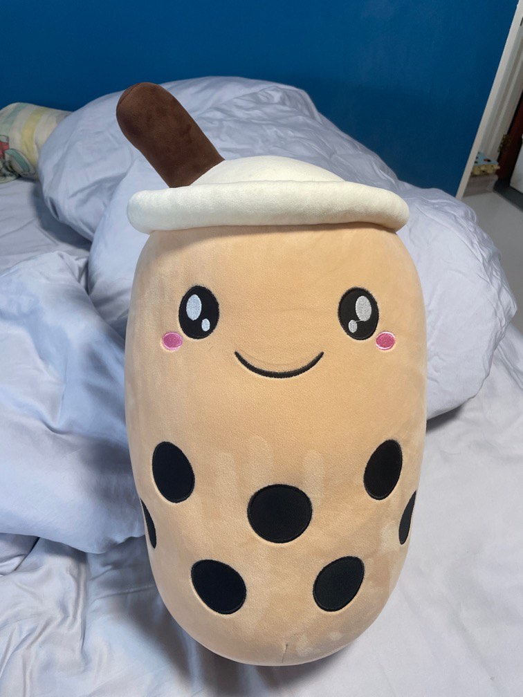 BIG boba plushie, Hobbies & Toys, Toys & Games on Carousell