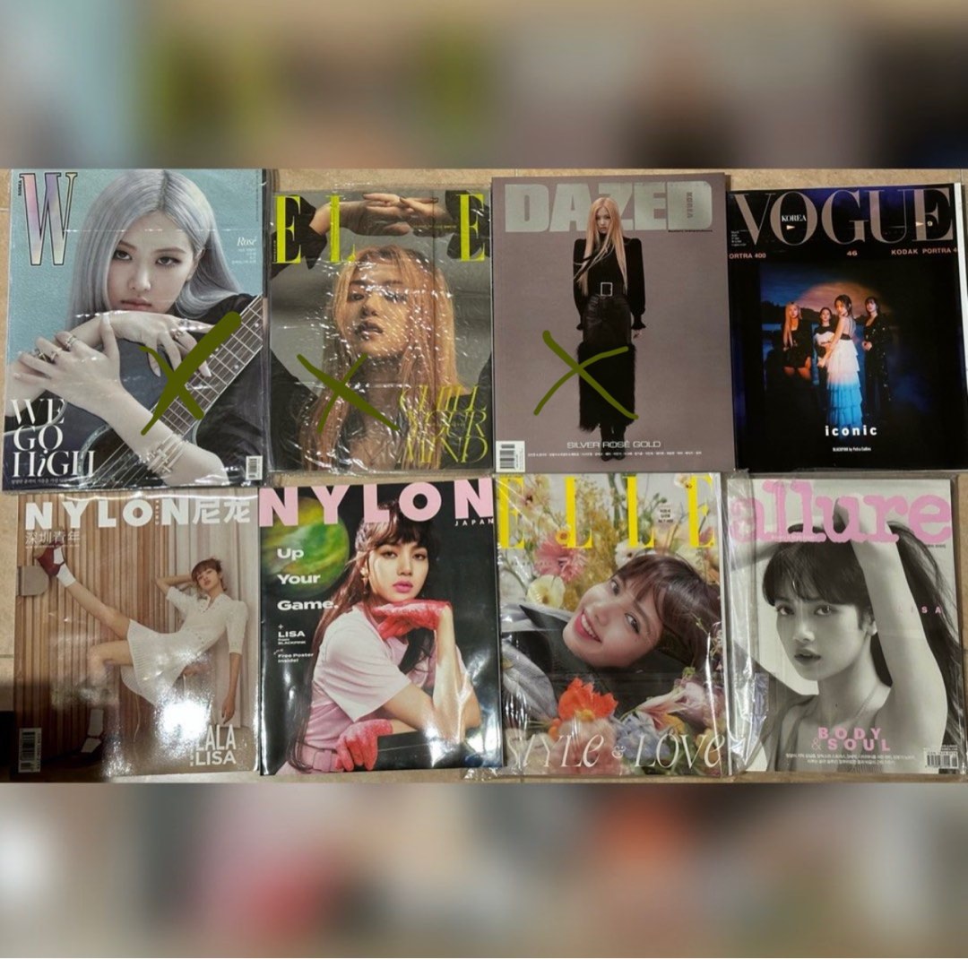 Blackpink Lisa Magazine, Hobbies & Toys, Memorabilia & Collectibles, K ...